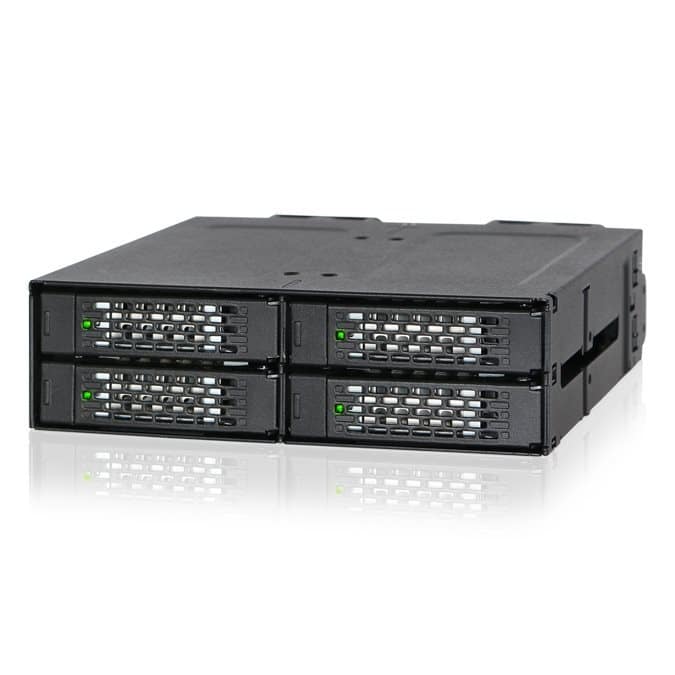 Rack Amovible 5,25" pour 4 x NVMe U.2 SSD - Planet' Informatys